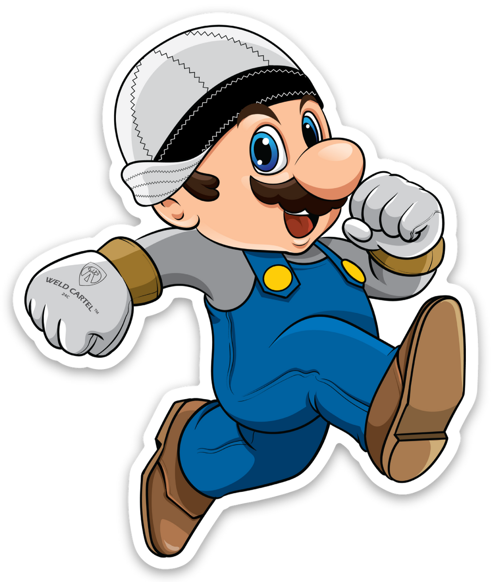 Super Jam-Up Mario Sticker Welding Sticker