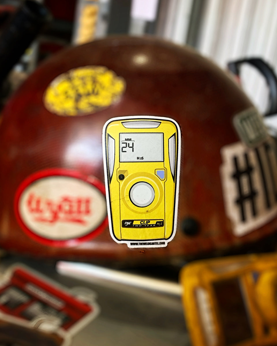 Cool H2S Monitor Hydrogen Sulfide Sticker For Everyone working in the ...